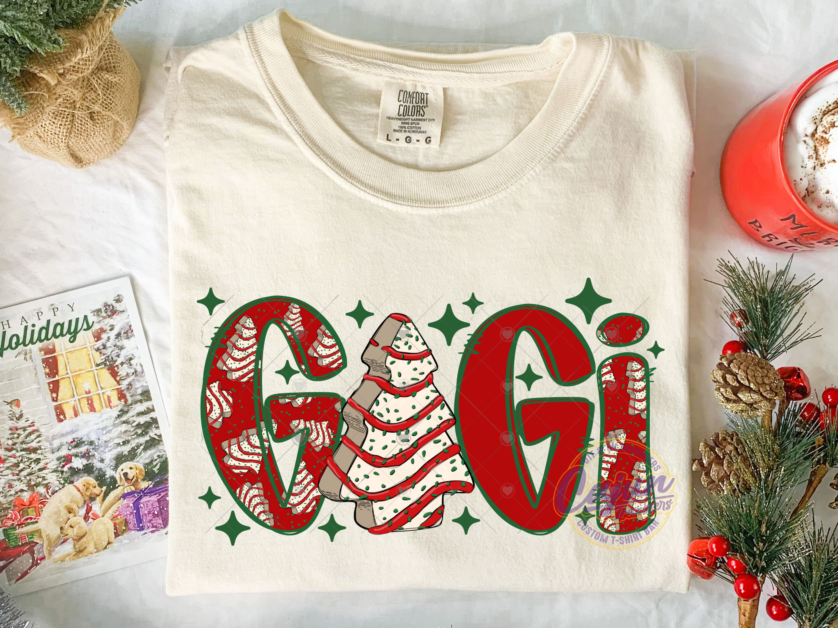 Christmas Tree Cake Gigi – Cajun Transfers