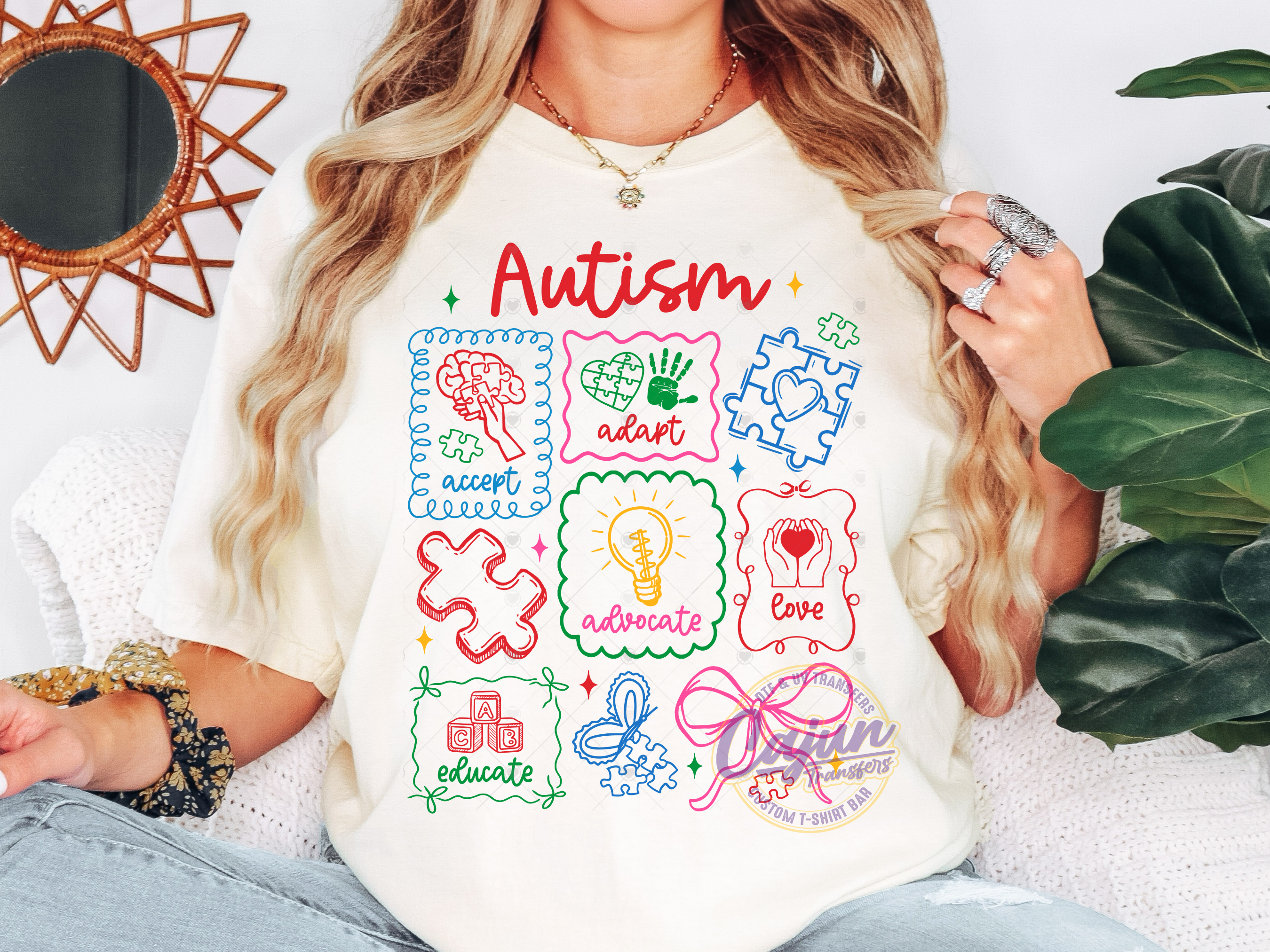Autism Doodle Collage – Cajun Transfers