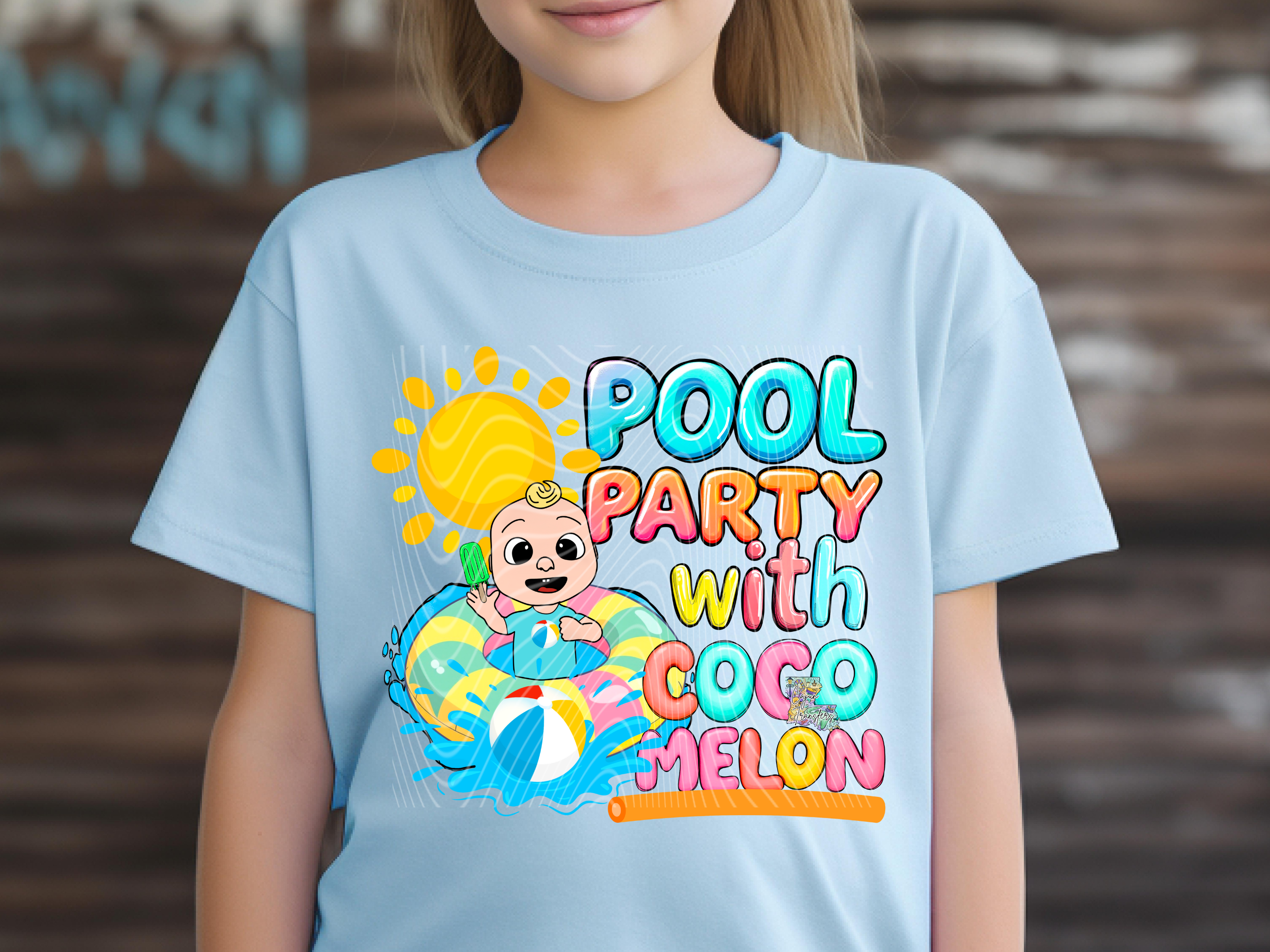 Pool Party with Characters – Cajun Transfers